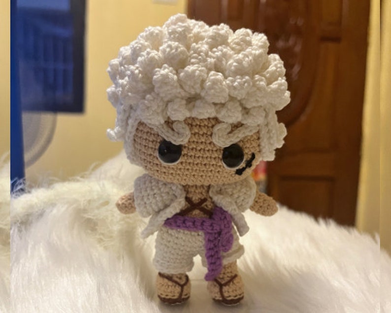 Easy-to-follow One Piece Luffy Gear 5 Amigurumi Crochet Pattern Video ...