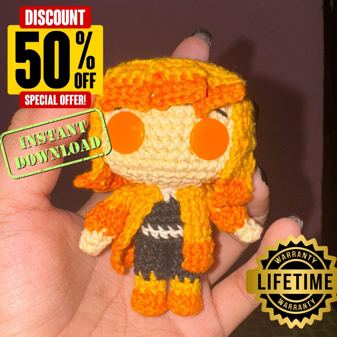 Zenitsu,demon Slayer,toys,anime Gifts,anime Doll Pattern,crochet ...