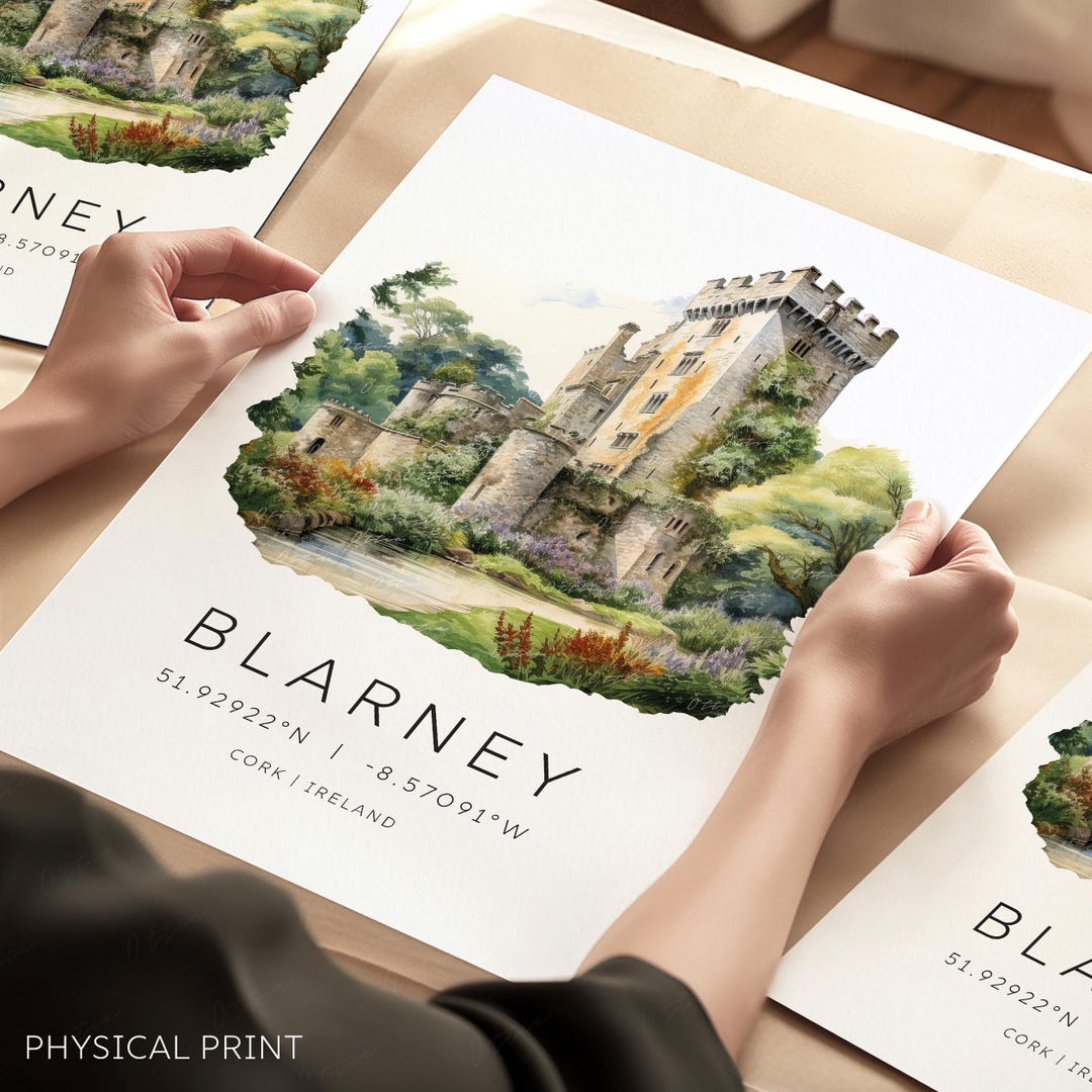 Blarney Castle Ireland, Ireland Travel Print, Cork Ireland, Ireland ...