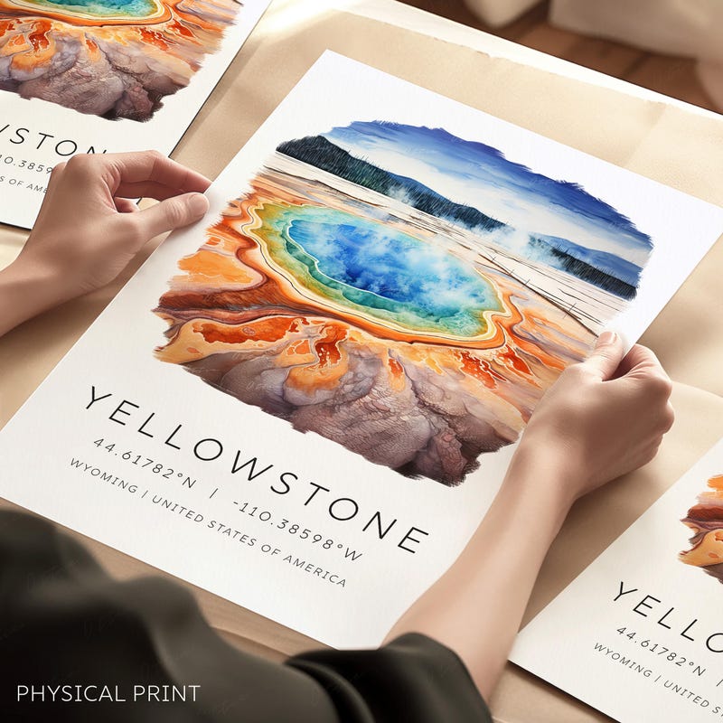 Yellowstone Poster - Etsy UK