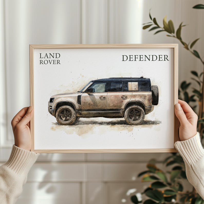Land Rover Defender, Landrover, Defender Illustration, Land Rover Style ...