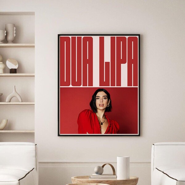 Dua Lipa Album Cover Poster - Etsy