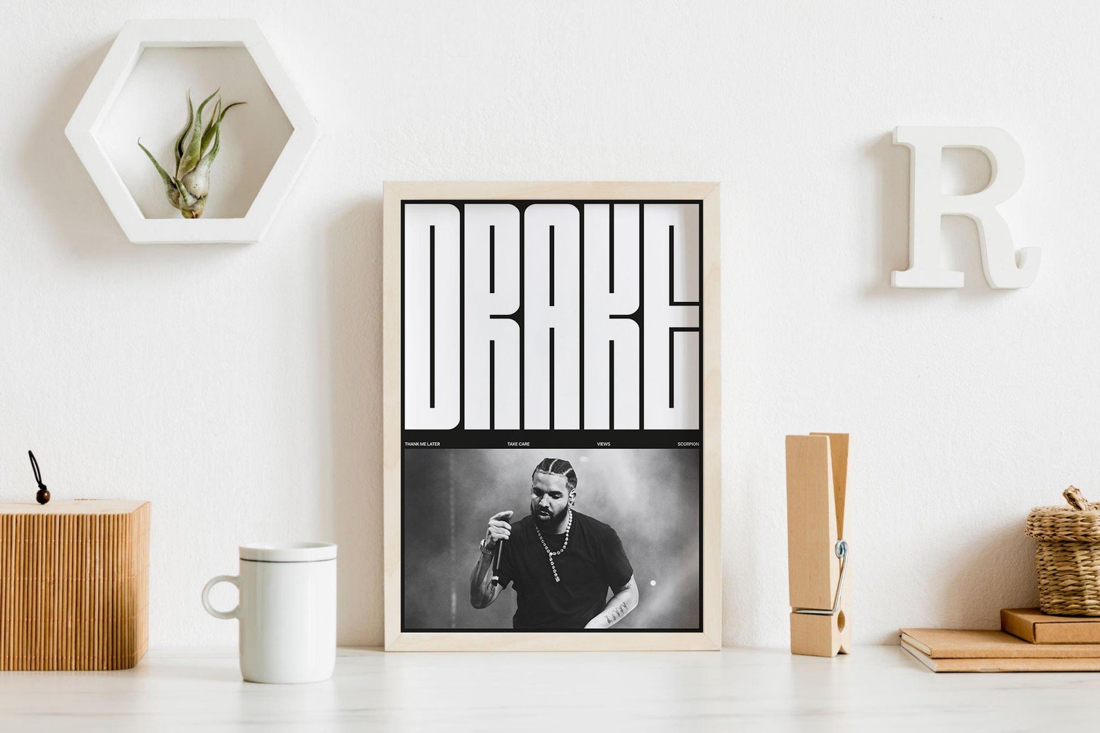 Drake Poster Set of 2 Drake Wall Art Poster Drake Album Canvas - Etsy