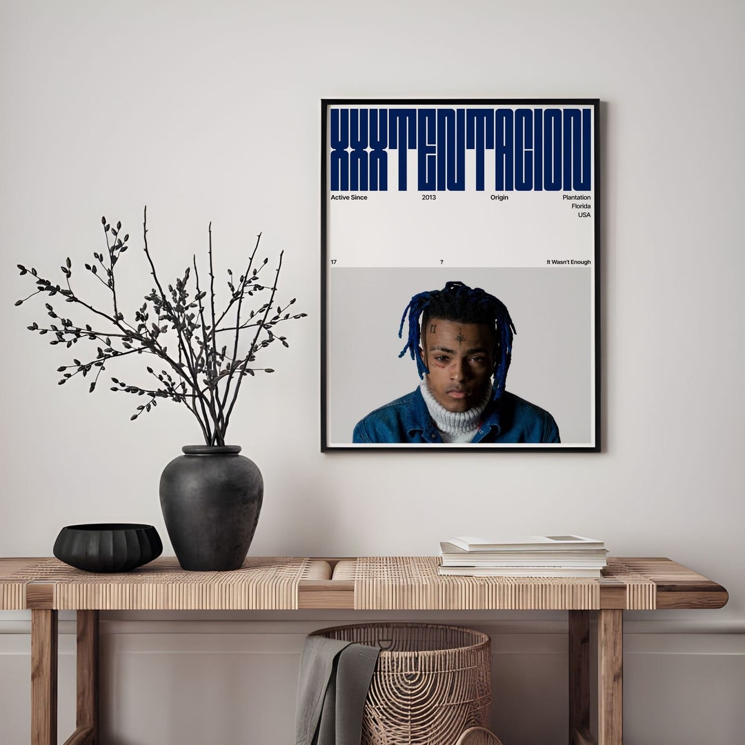 Xxxtentacion Poster Xxxtentacion Print Xxxtentacion Decoration ...