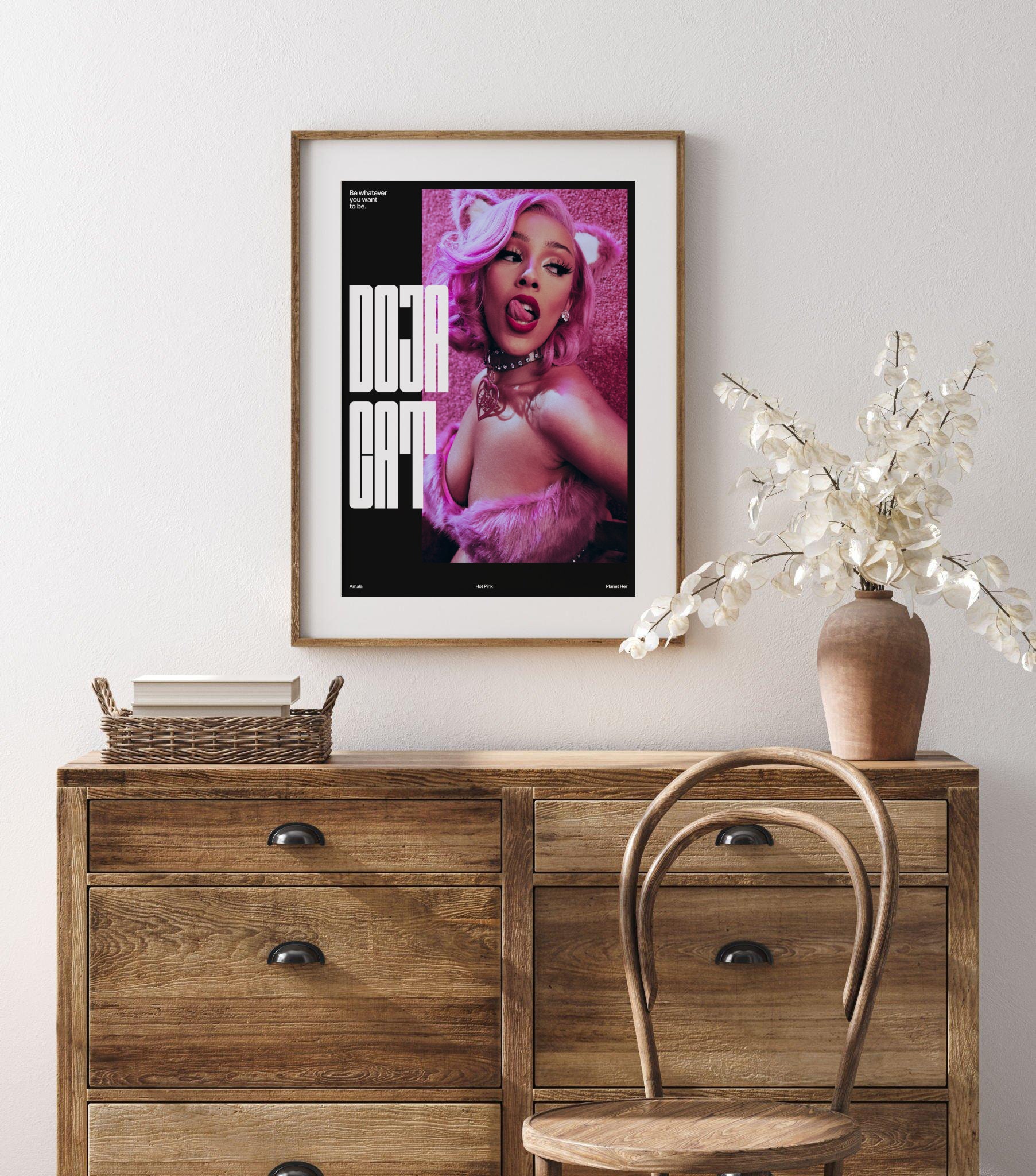Doja Cat Poster Set of 2 Doja Cat Poster Wall Art Doja Cat Gallery Art Doja Cat Planet vendido ...