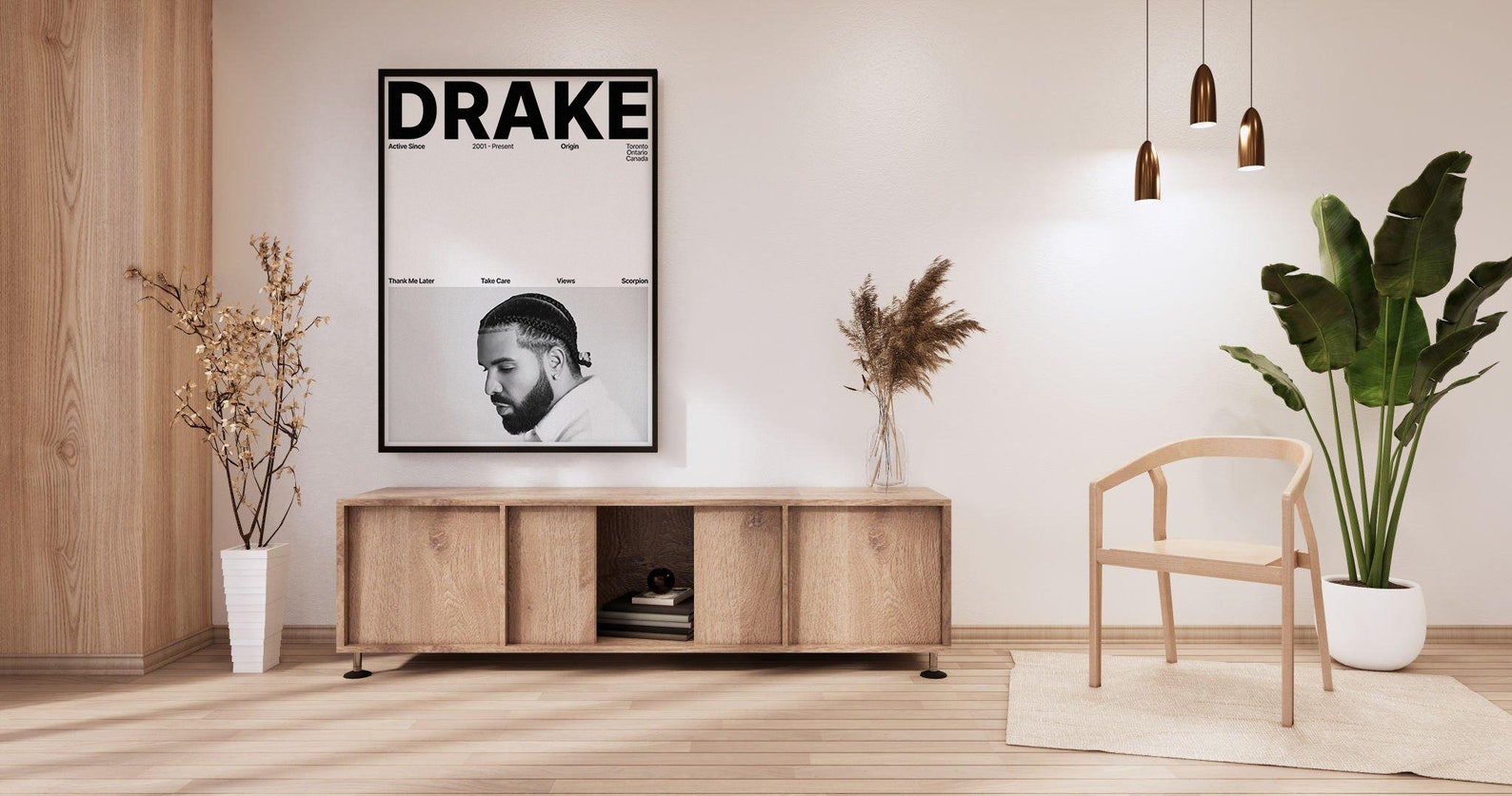 Drake Wall Art Poster Drake Cover Art Hypebeast Drake Rapper Poster ...