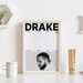 Drake Wall Art Poster Drake Cover Art Hypebeast Drake Rapper Poster ...
