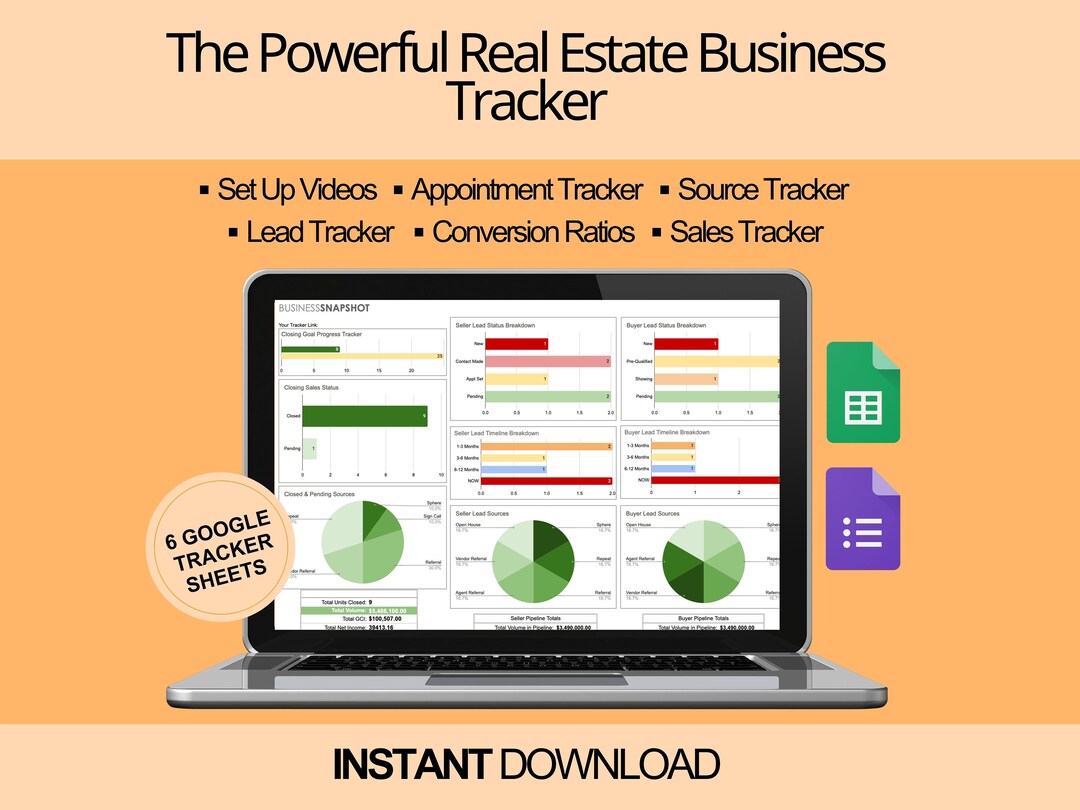 The Powerful Real Estate Business Tracker - Etsy