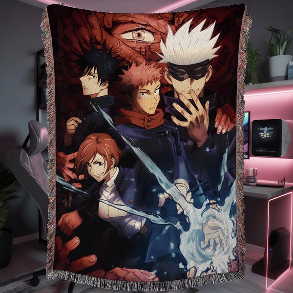 Jujutsu Kaisen Tapestry Blanket - Etsy