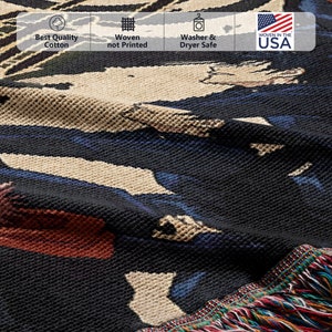 Anime Throw Blanket Fanart Jujutsy Kaisen Handwoven Wall Art Tapestry ...