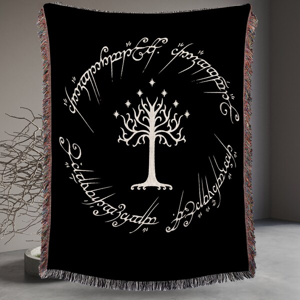 Lord of the Ring Tapestry Throw - Etsy