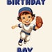Cartoon Boy Baseball Player SVG - Etsy