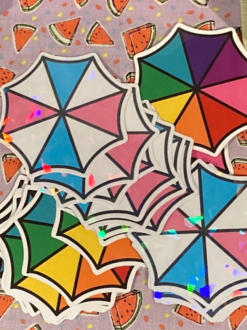 Resident Evil Umbrella Corp. Logo as Pride Flags Stickers! *ready to ...