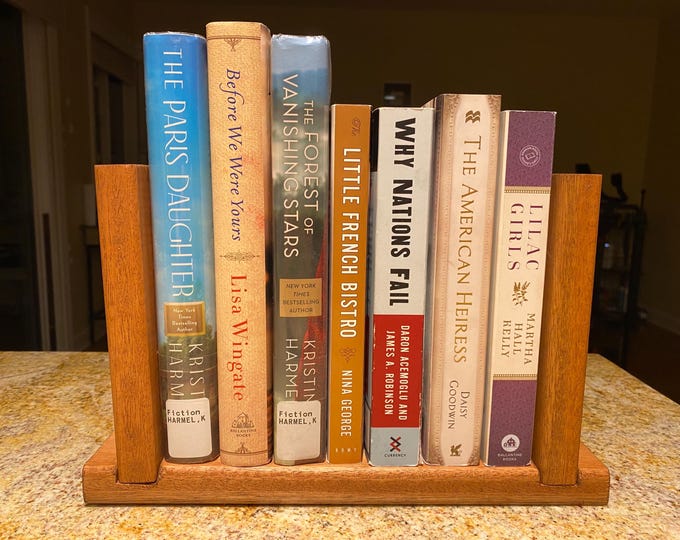 Compact Rustic Minimalist Tabletop Bookshelf. Handmade From Thick Solid ...