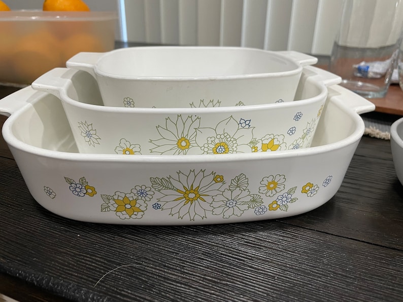 Floral Bouquet Corning Ware - Etsy