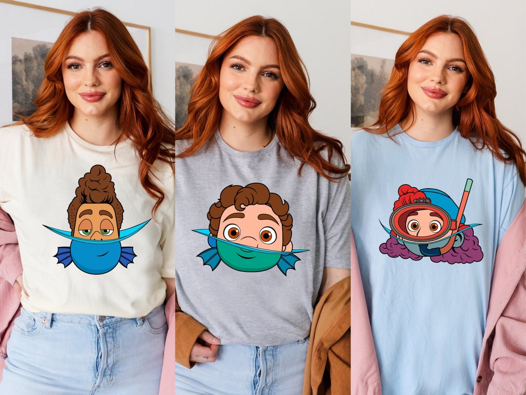 Disney Luca Movie Characters, Luca Group Shirt, Luca Paguro, Alberto ...