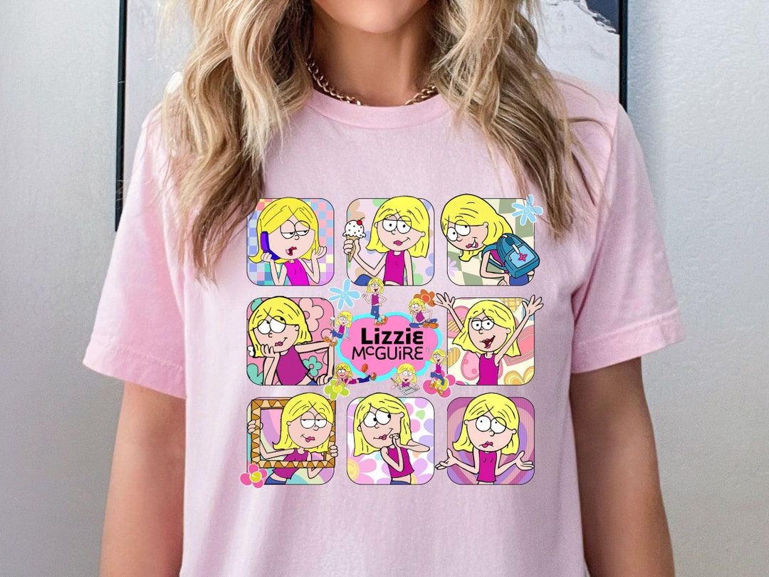 Lizzie Mcguire Shirt Disney Lizzie Mcguire Cartoon Shirt - Etsy