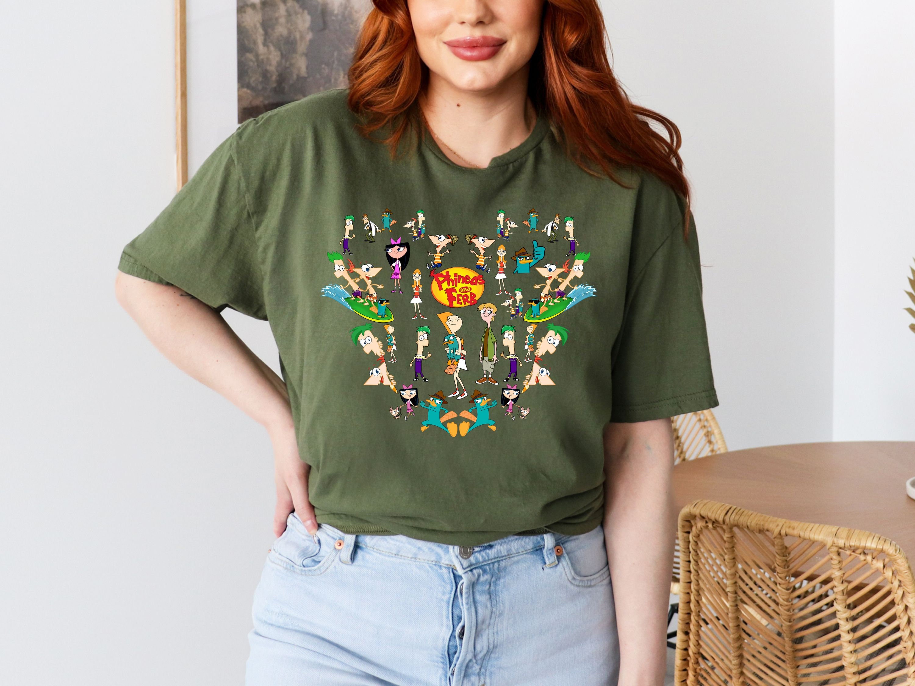 Phineas and Ferb Shirt, Perry the Platypus Shirt, Disney Phineas and ...