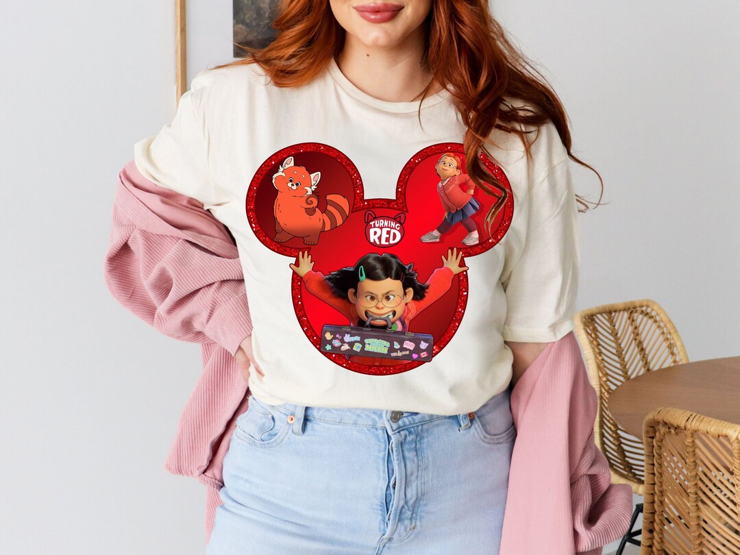 Turning Red Disney Shirt, Panda Meilin Shirt, Disney Red Panda Tee, Mei ...