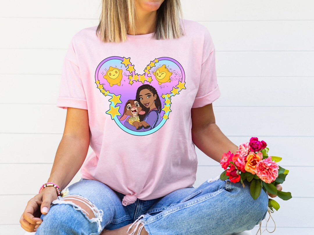 Disney Wish Asha and Valentino Shirt Goat and Asha Disney - Etsy