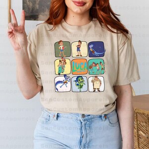 Disney Luca Characters Collage Shirt, Disney Luca Paguro Shirt, Disney ...