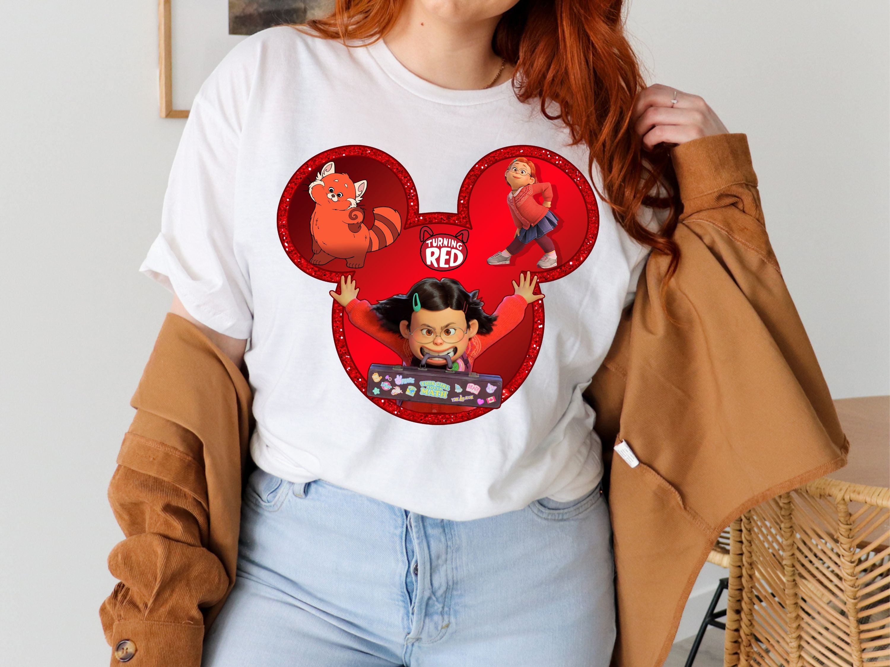 Turning Red Disney Shirt Panda Meilin Shirt Disney Red Panda - Etsy