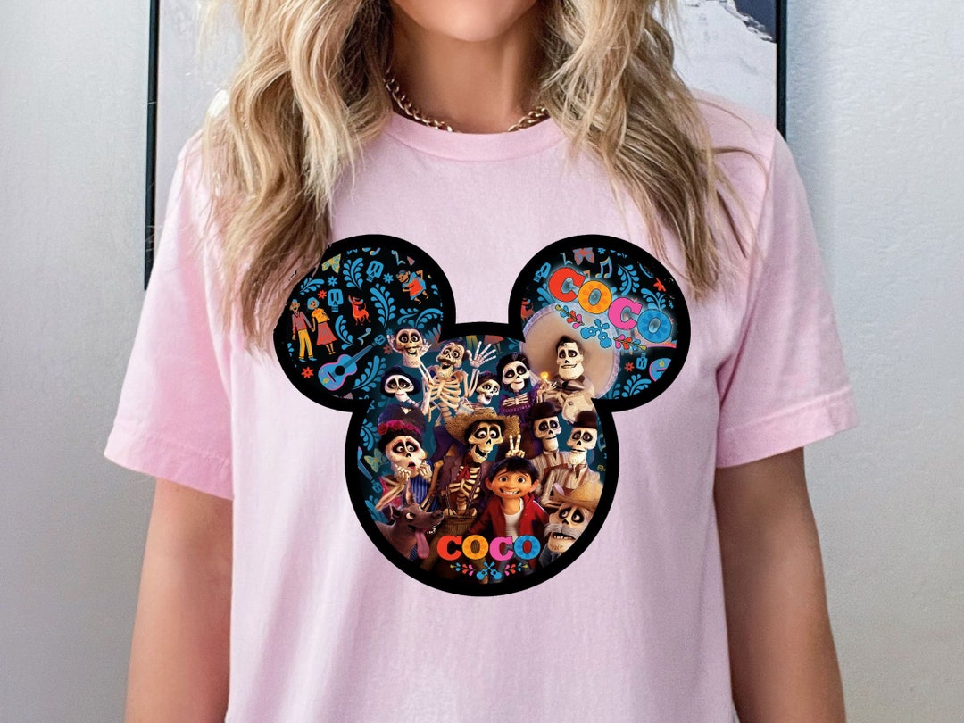 Coco Disney Shirt, Disney Coco Characters Shirt, Coco Pixar Animation ...