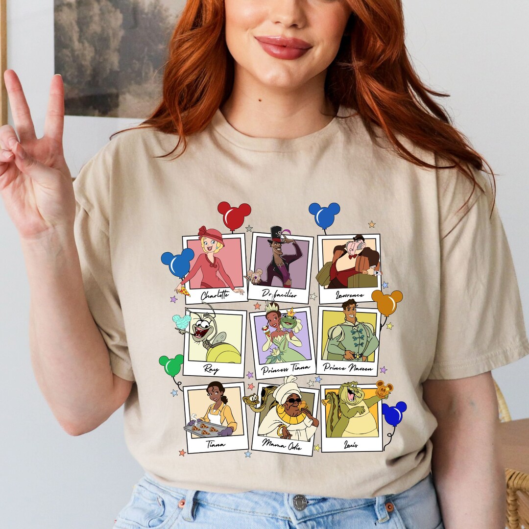 Disney the Princess and the Frog Shirt, Disney Tiana Picture Frame ...