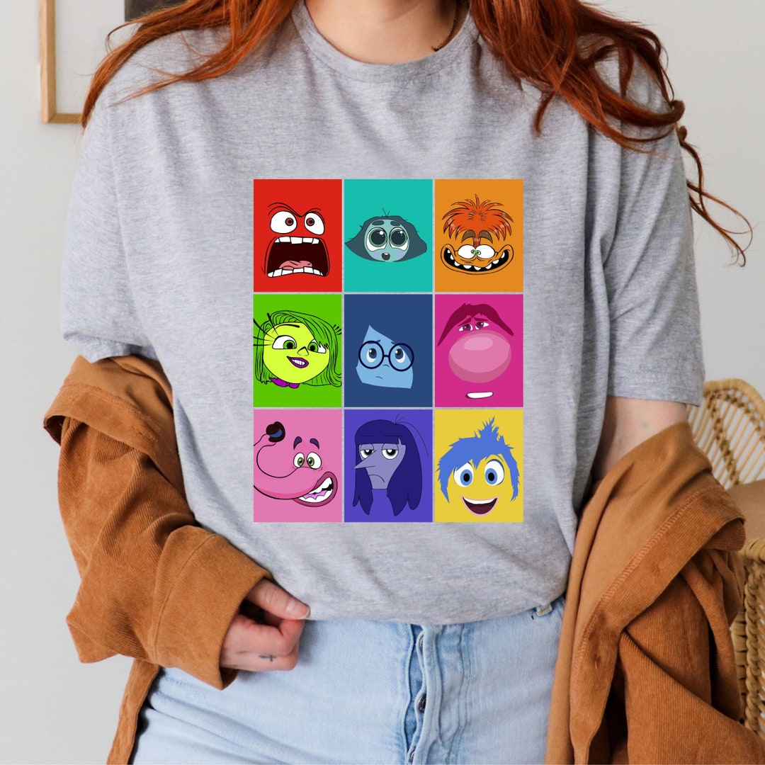 Inside Out Sadness Anger Joy Bing Bong Envy Disgust Ennui Fear Anxiety ...