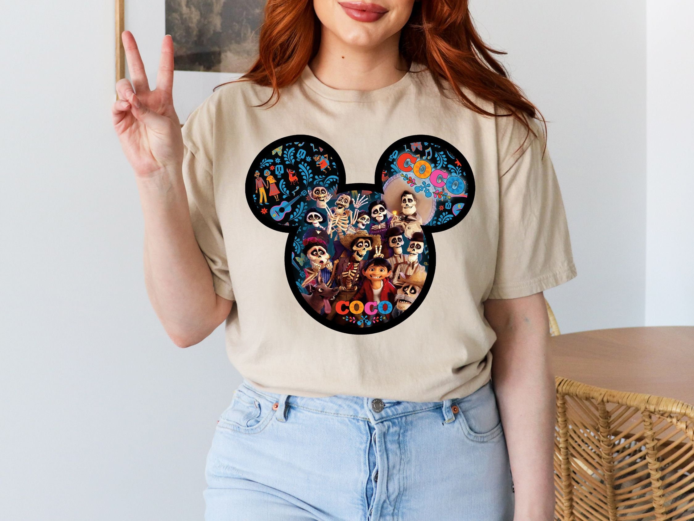 Coco Disney Shirt, Disney Coco Characters Shirt, Coco Pixar Animation ...