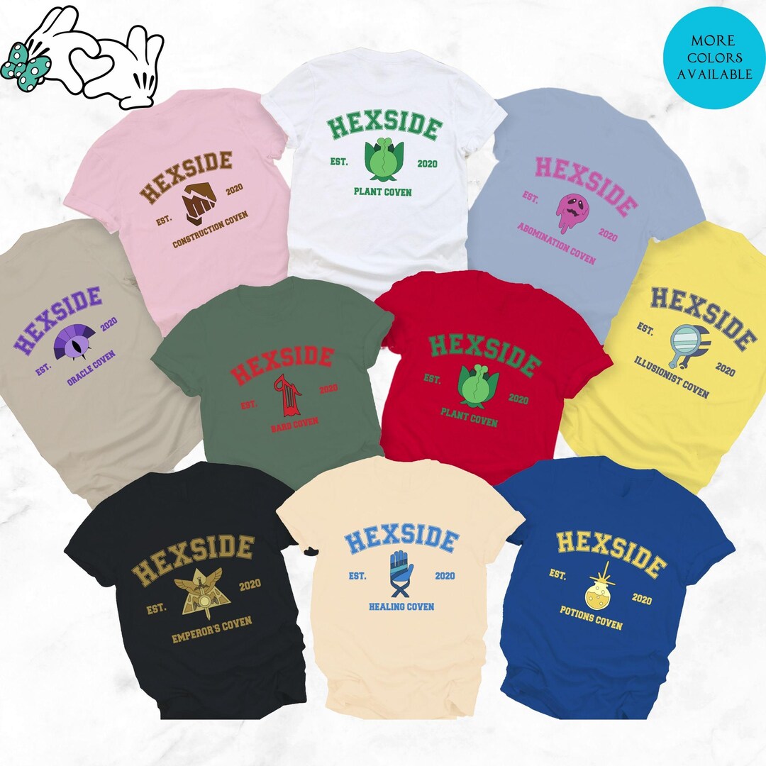 Hexside Magical School Shirt, Hexside Covens Shirt, the Owl House ...
