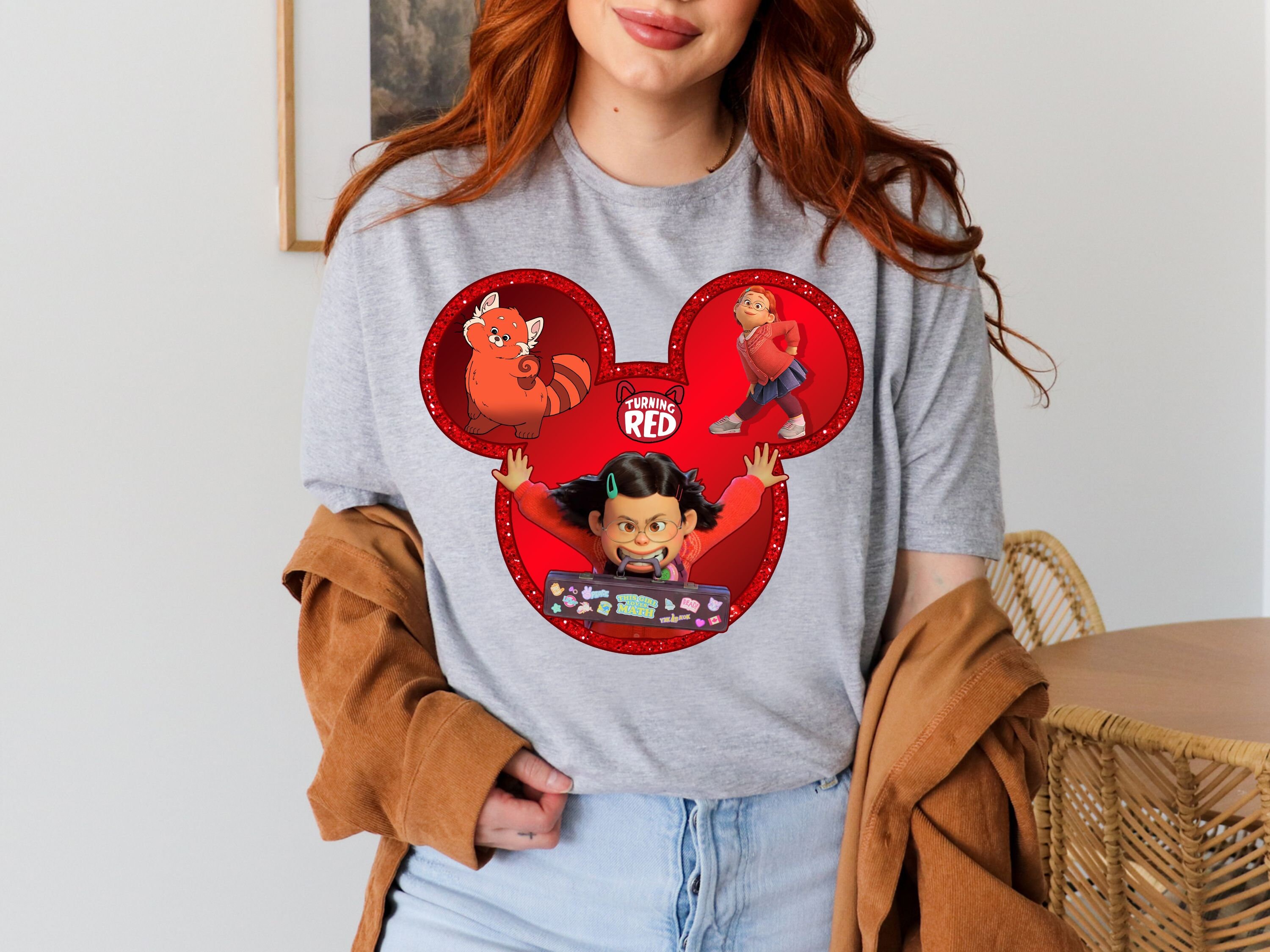 Turning Red Disney Shirt Panda Meilin Shirt Disney Red Panda - Etsy