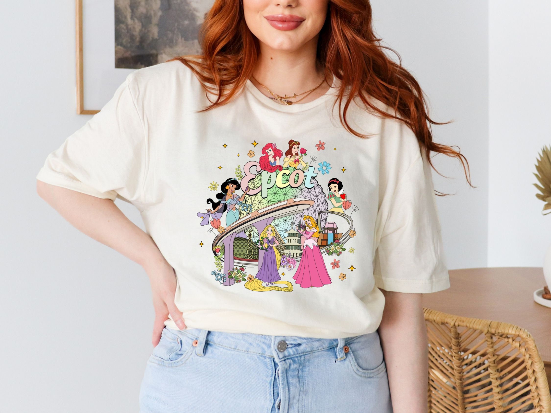 Disney Epcot Shirt, Disney Princesses Shirt, Epcot Princess Shirt, Walt ...