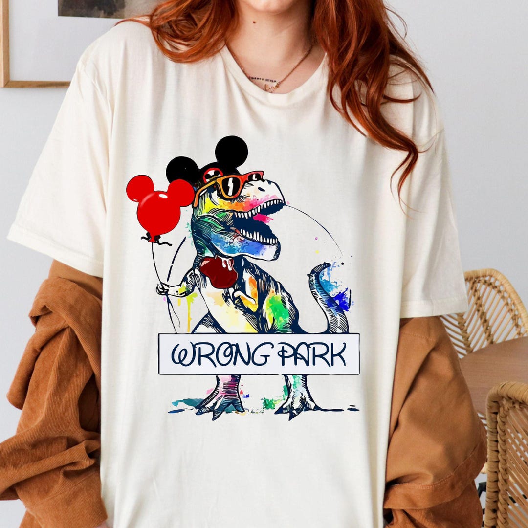 Disney Wrong Park Shirt, Disney Dinosaur Shirt, Disney Trip Dinosaur ...