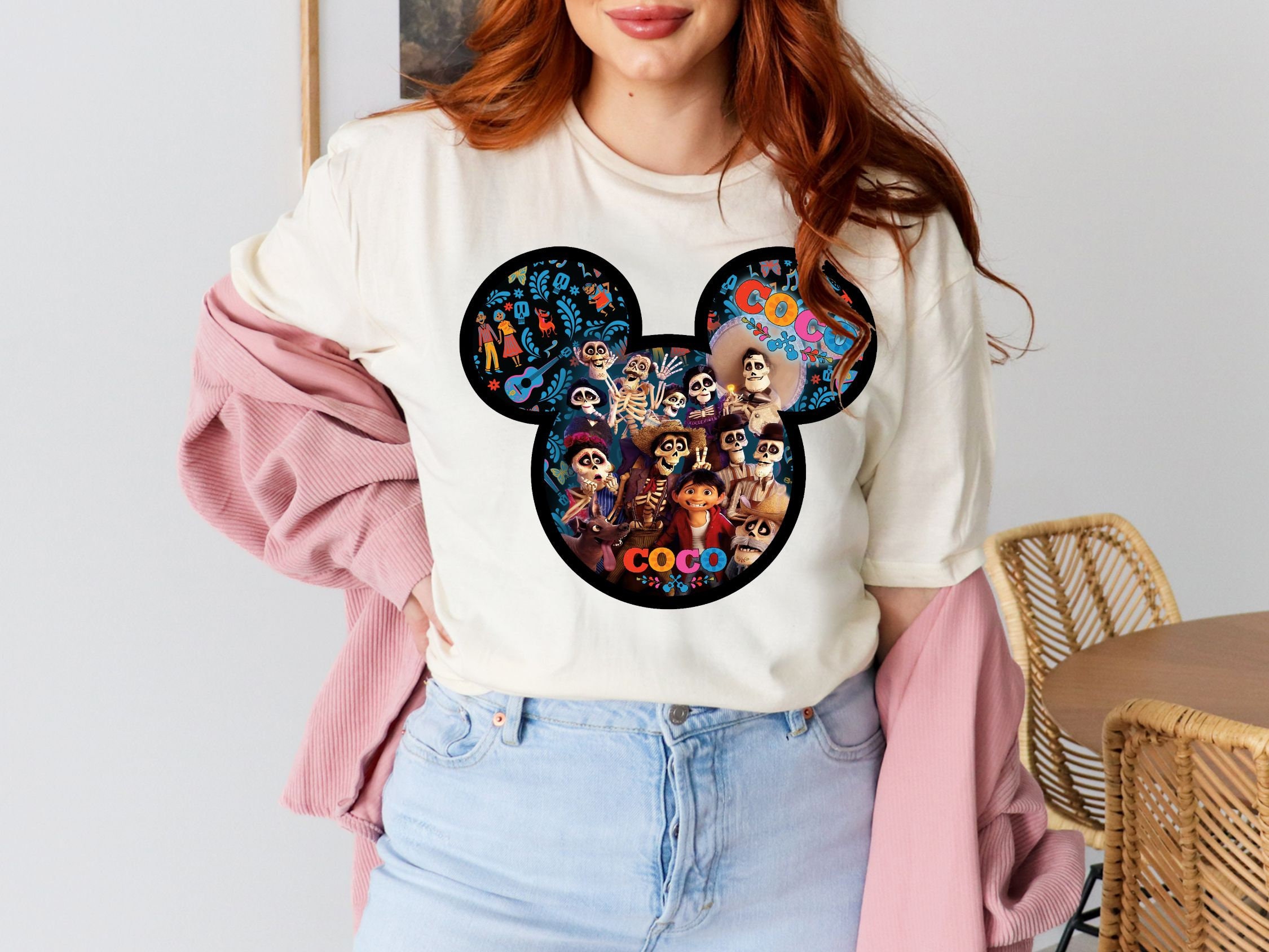 Coco Disney Shirt, Disney Coco Characters Shirt, Coco Pixar Animation ...