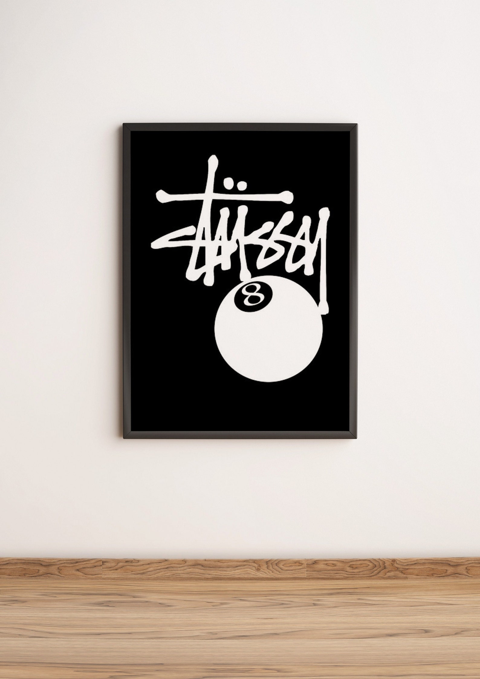 Stussy Poster stussy 8 Ball Stussy Poster Stussy Room - Etsy UK
