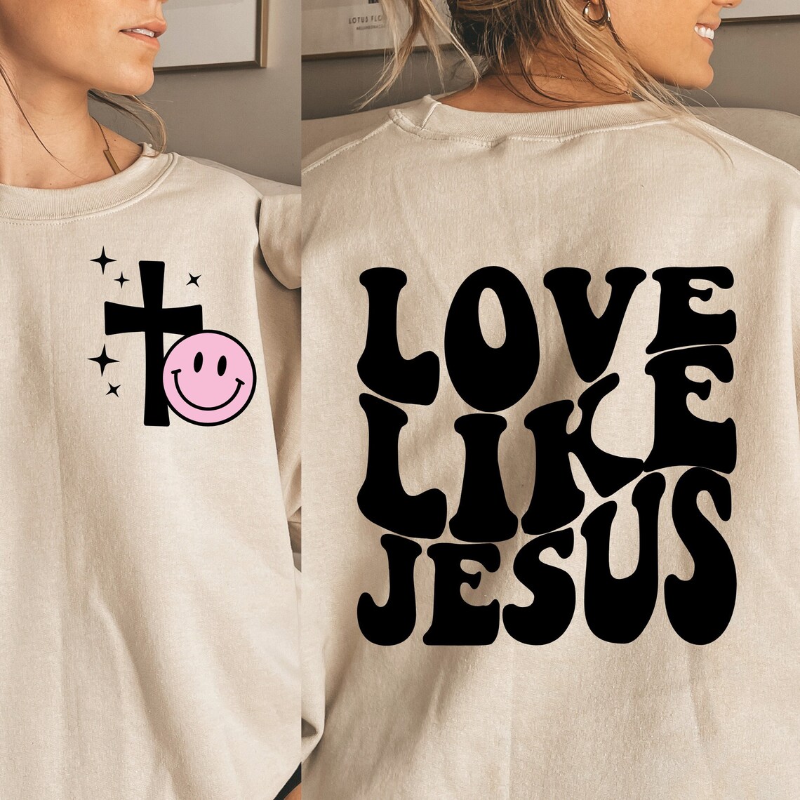 Love Like Jesus Svg Png Bible Verse Svg Smiley Face Svg - Etsy