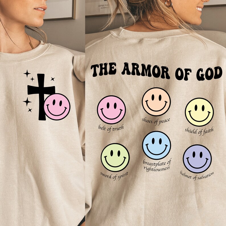Armor of God Svg Bible Verse Svg Smiley Face Svg Love Like - Etsy