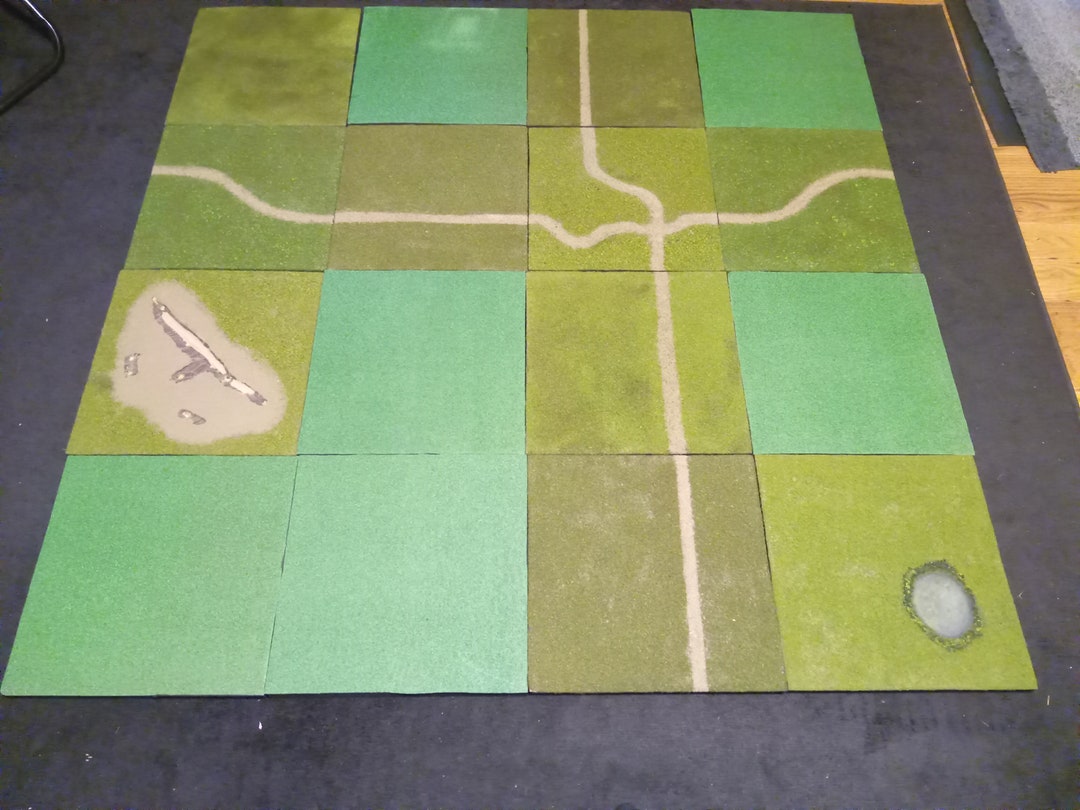 5' X 5' CUSTOM MODULAR Battleboard-terrain for Miniature Wargaming ...