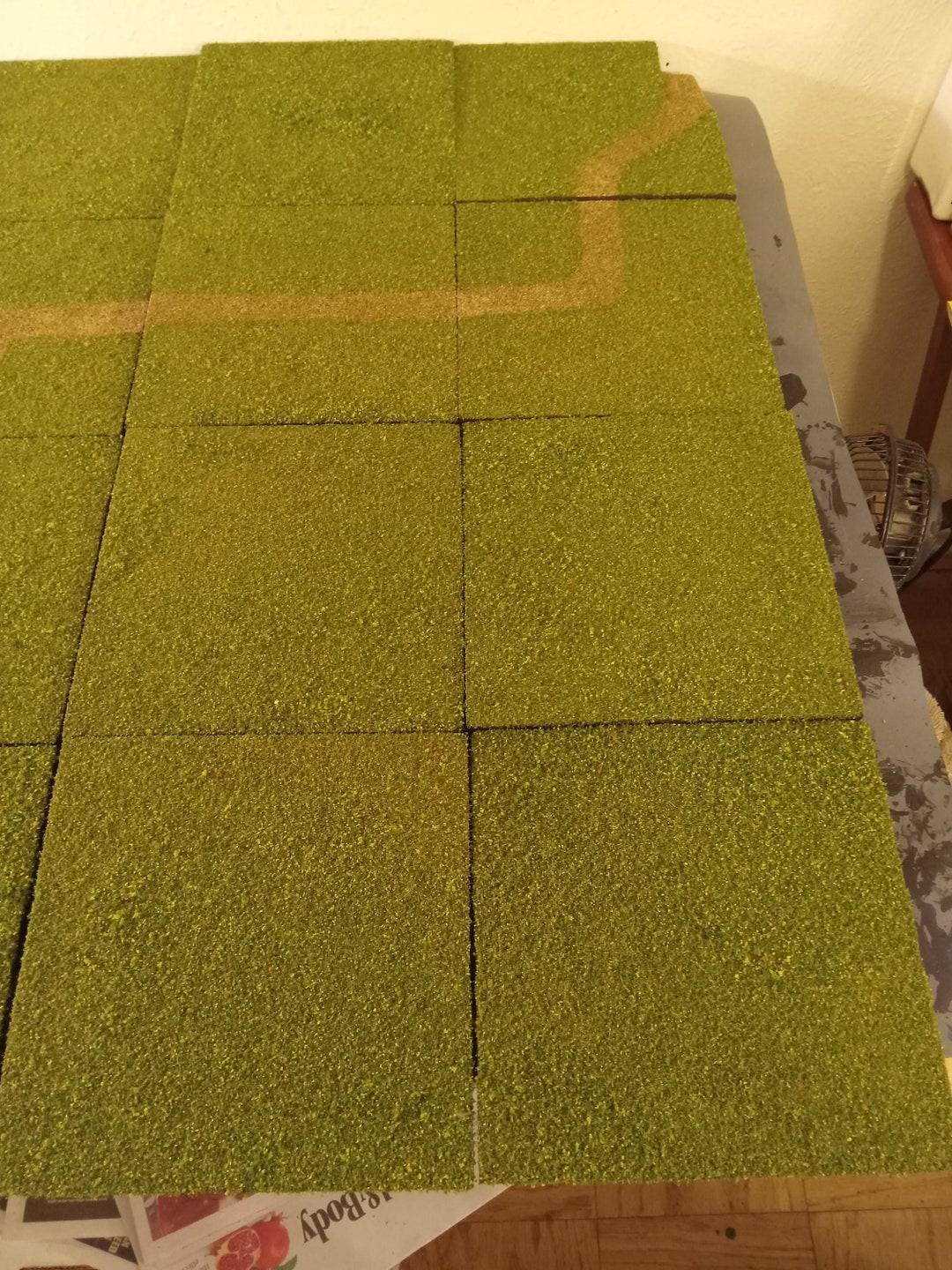 8 X 8 MODULAR BATTLE TILE for Miniature Wargaming, Tabletop Rpgs ...