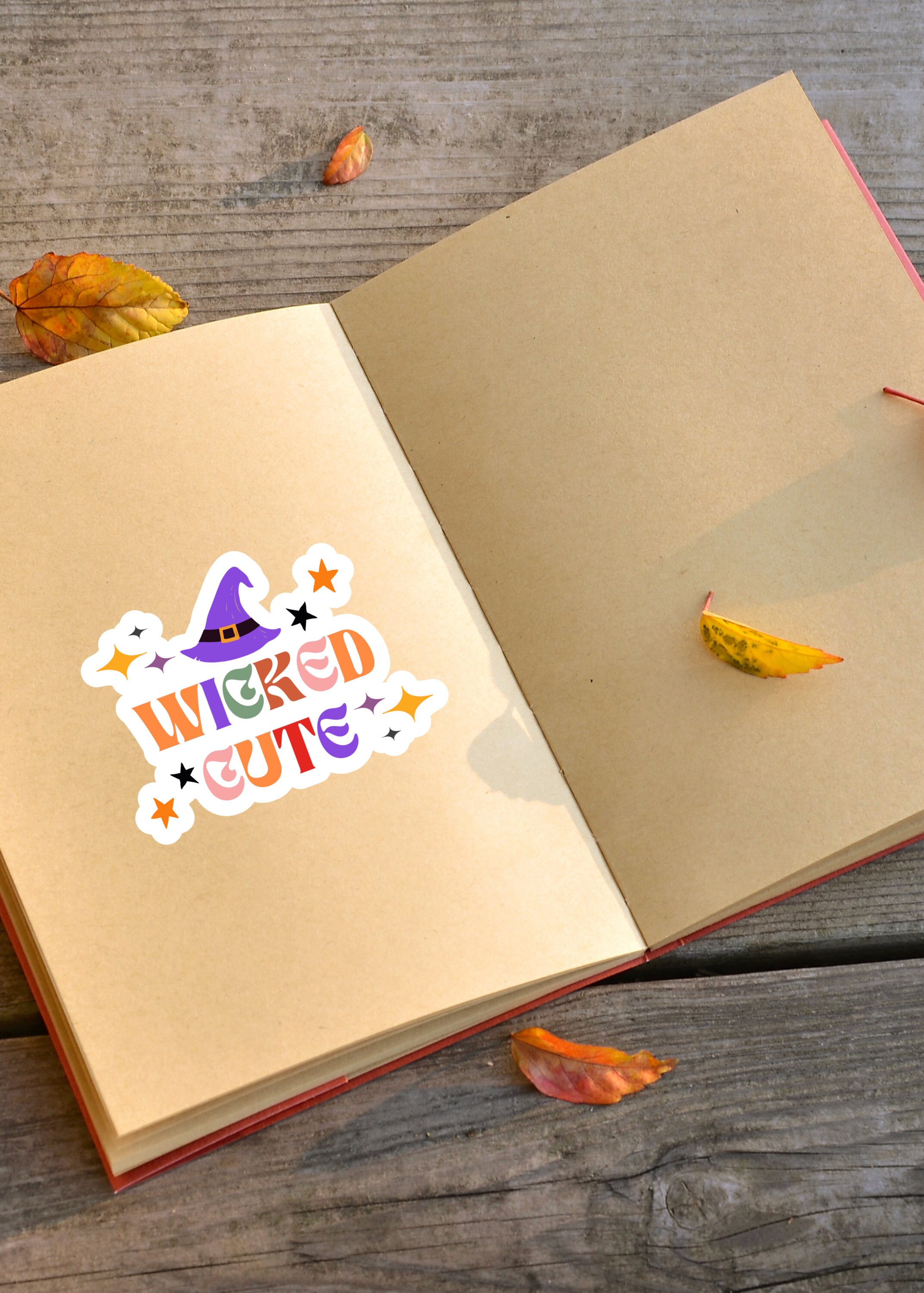 Wicked Cute Vinyl Sticker, Cute Ghost Sticker, Kindle Book Sticker ...