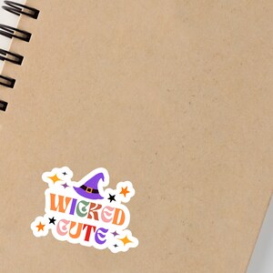 Wicked Cute Vinyl Sticker, Cute Ghost Sticker, Kindle Book Sticker ...