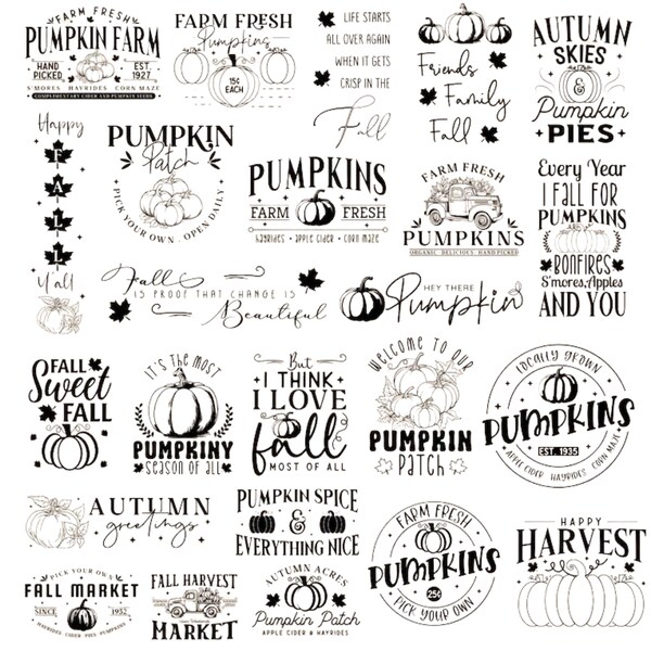 Fall Svg - Etsy