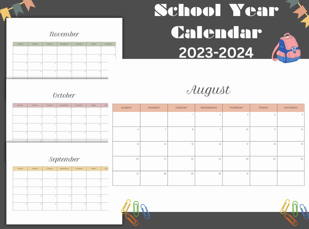 New Homeschool Planner Printable Editable 2023-2024 School Planner ...
