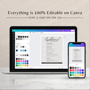 NEW Editable STR Welcome Guide Signage Printable Airbnb Rental Signs ...