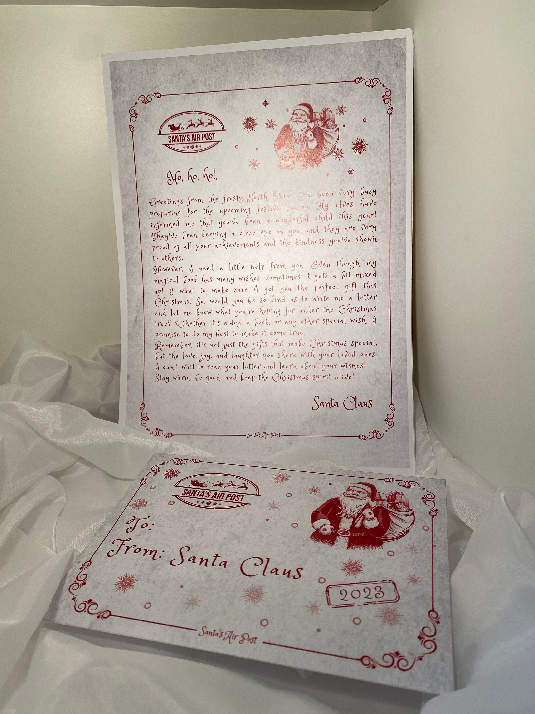 Printable Letter From Santa Clause, Printable Letter to Santa Clause ...