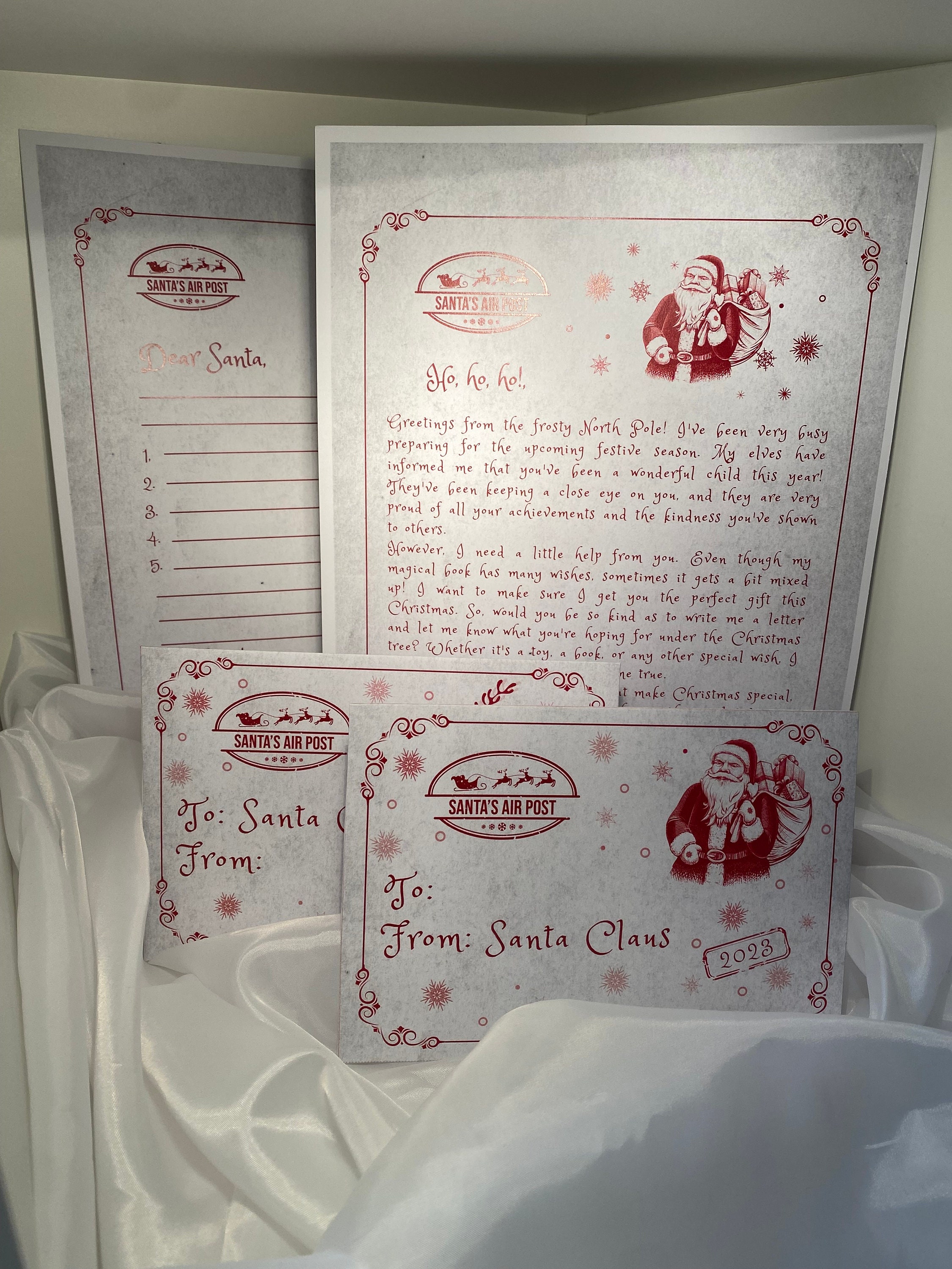 Printable Letter From Santa Clause, Printable Letter to Santa Clause ...
