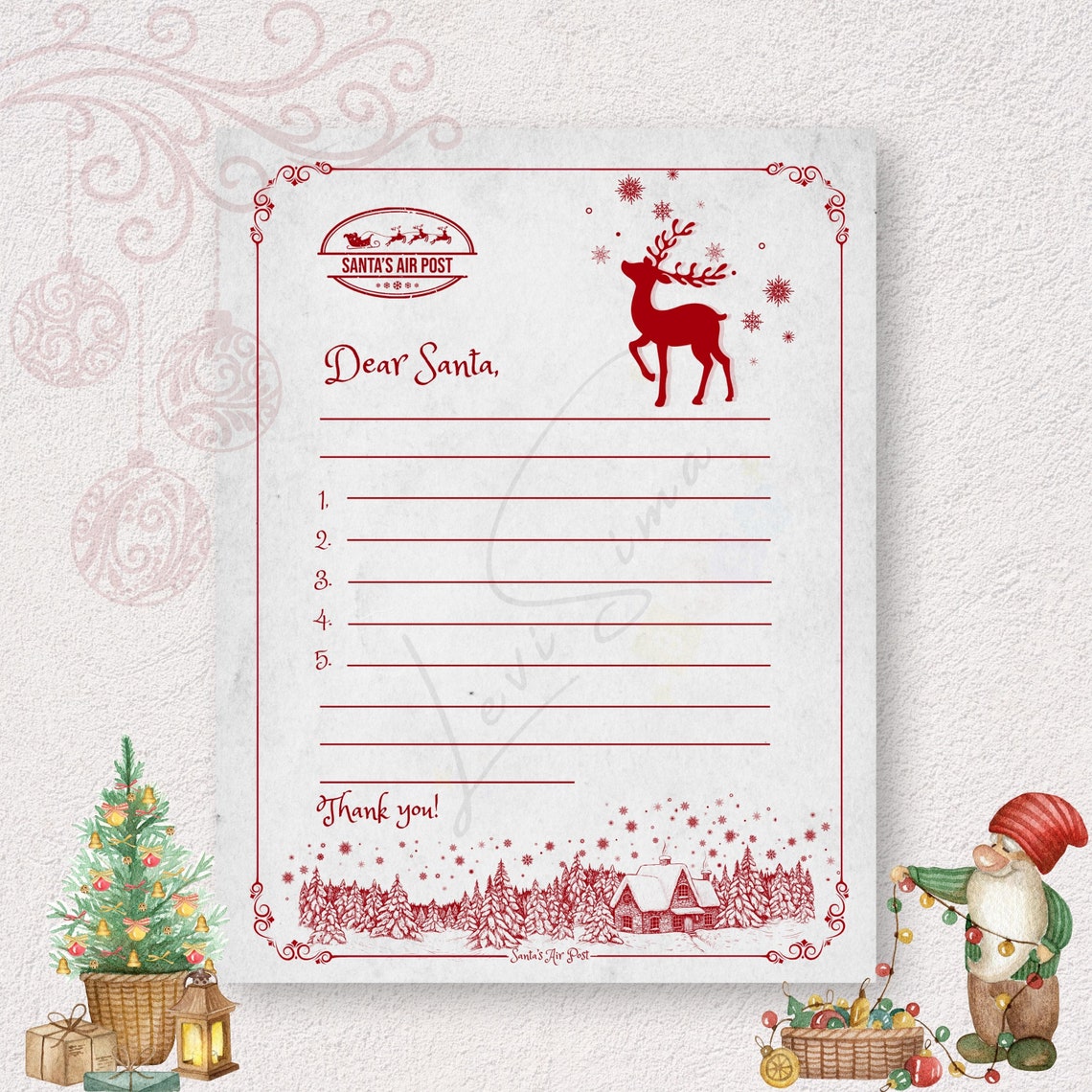 Printable Letter From Santa Clause, Printable Letter to Santa Clause ...