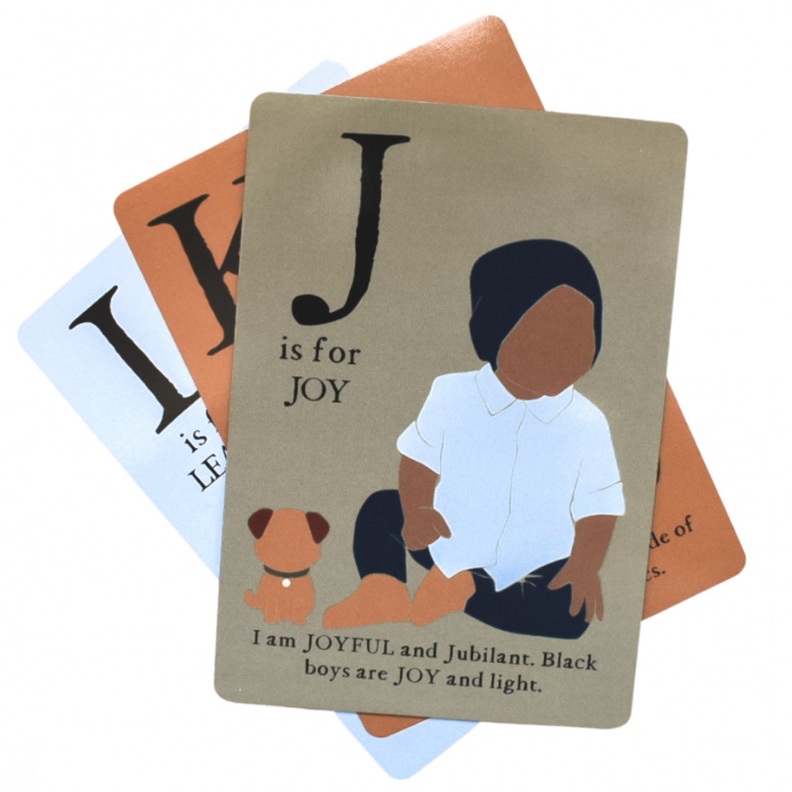 ABC Affirmations Flash Cards Black Boy Joy Empowering Affirmations for ...
