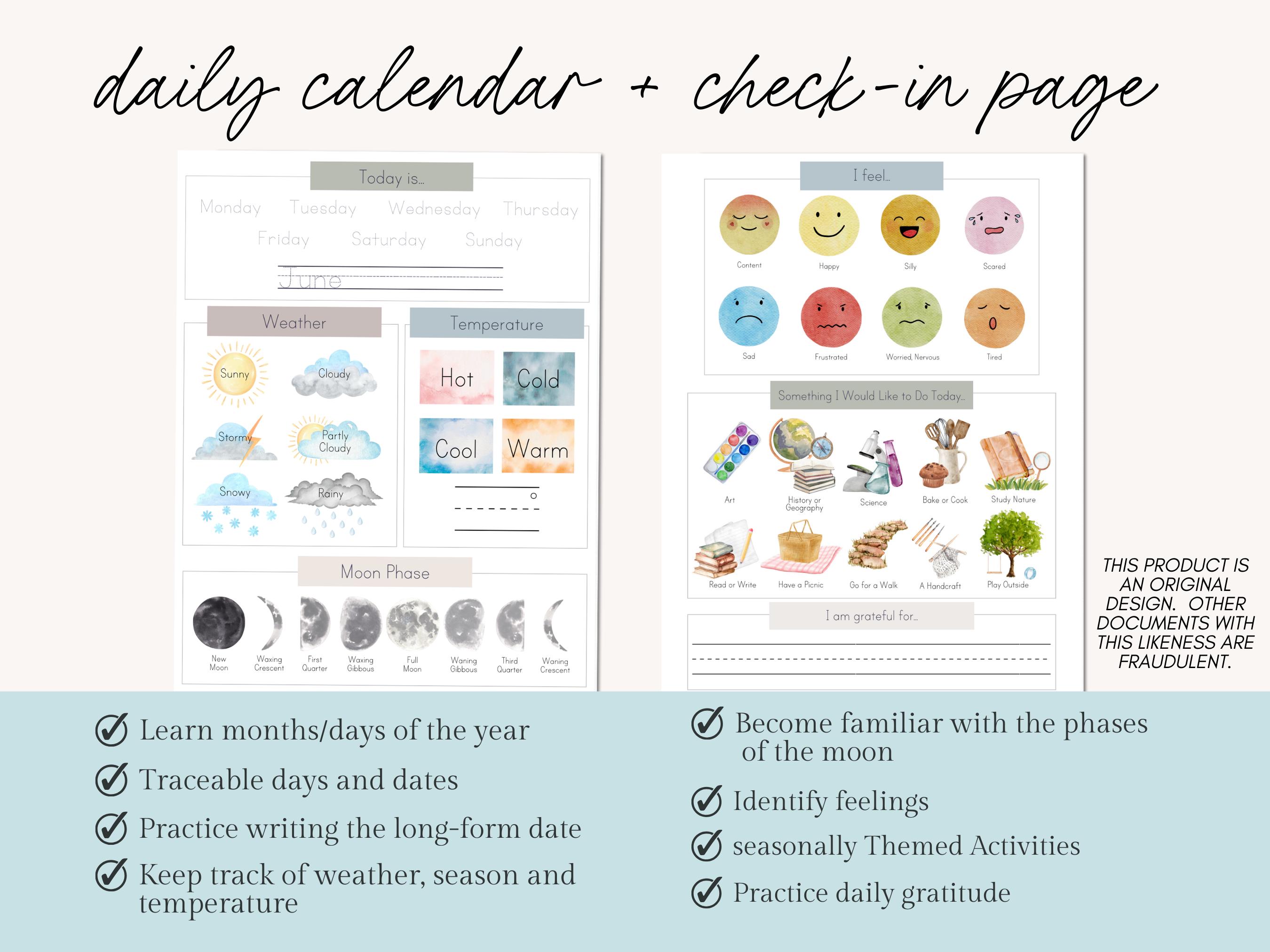 June Morning Menu Pages | June Morning Time | Summer Morning Menu ...